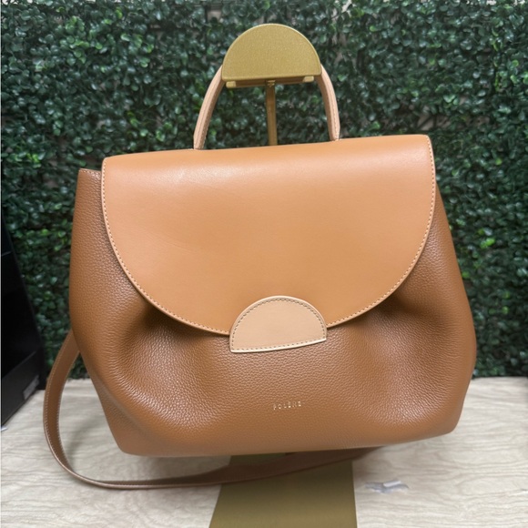 Polene | Bags | Polne Brown Leather Crossbody Bag | Poshmark